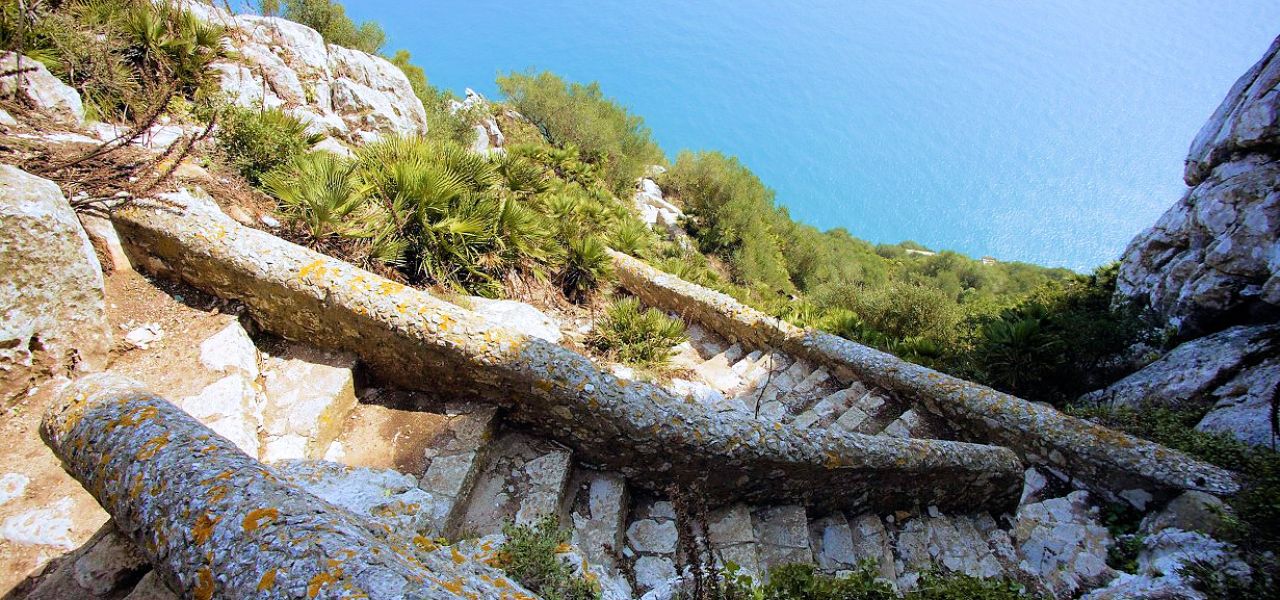 Med Steps Hike in Gibraltar